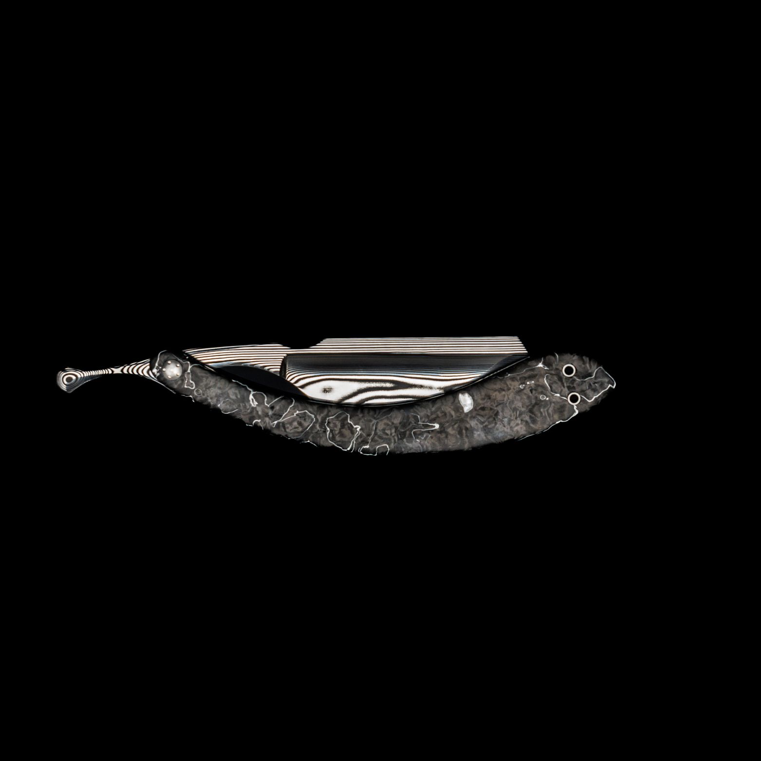 Patrick Joseph – Forged Carbon Fibre Open Razor (SKU: PJHMR-103)